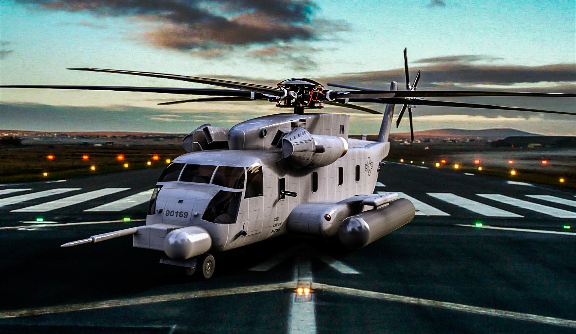 ArtStation - Sikorsky MH-53 Pavelow