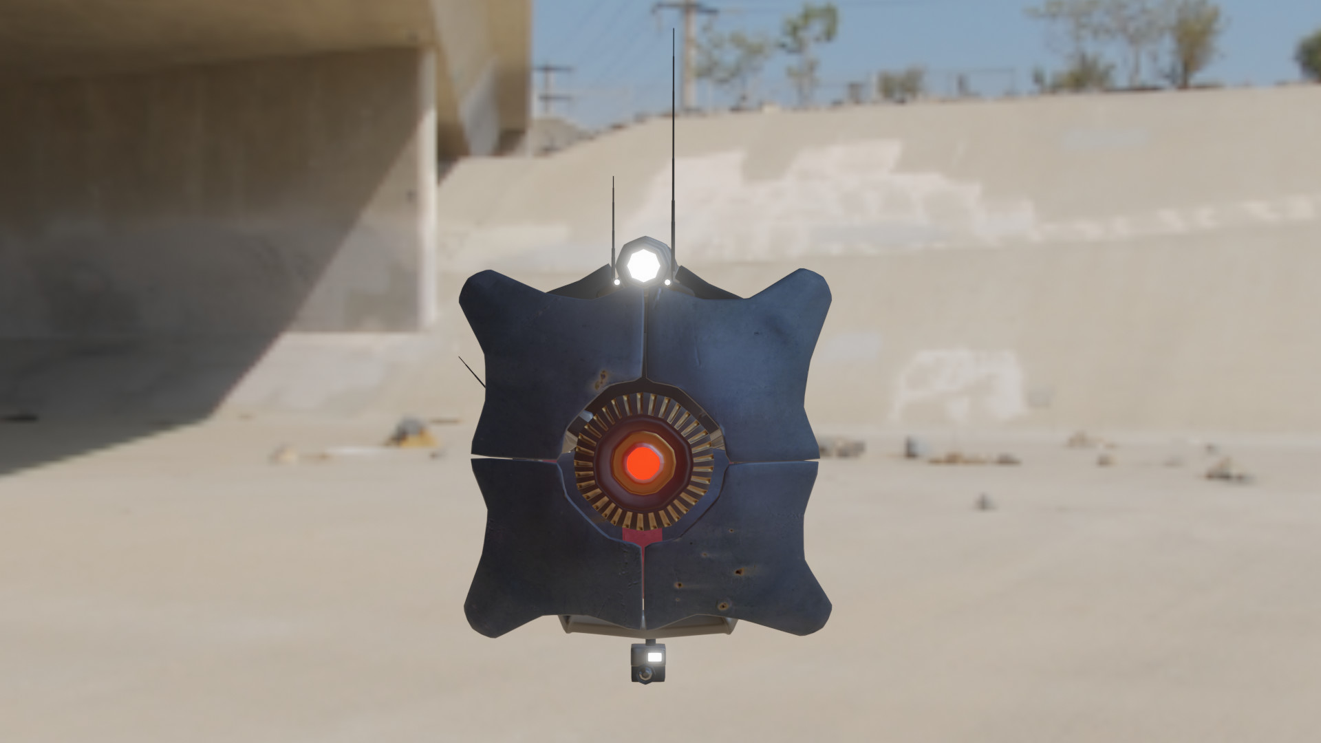 ArtStation - WIP Half-Life 2 City Scanner Droid