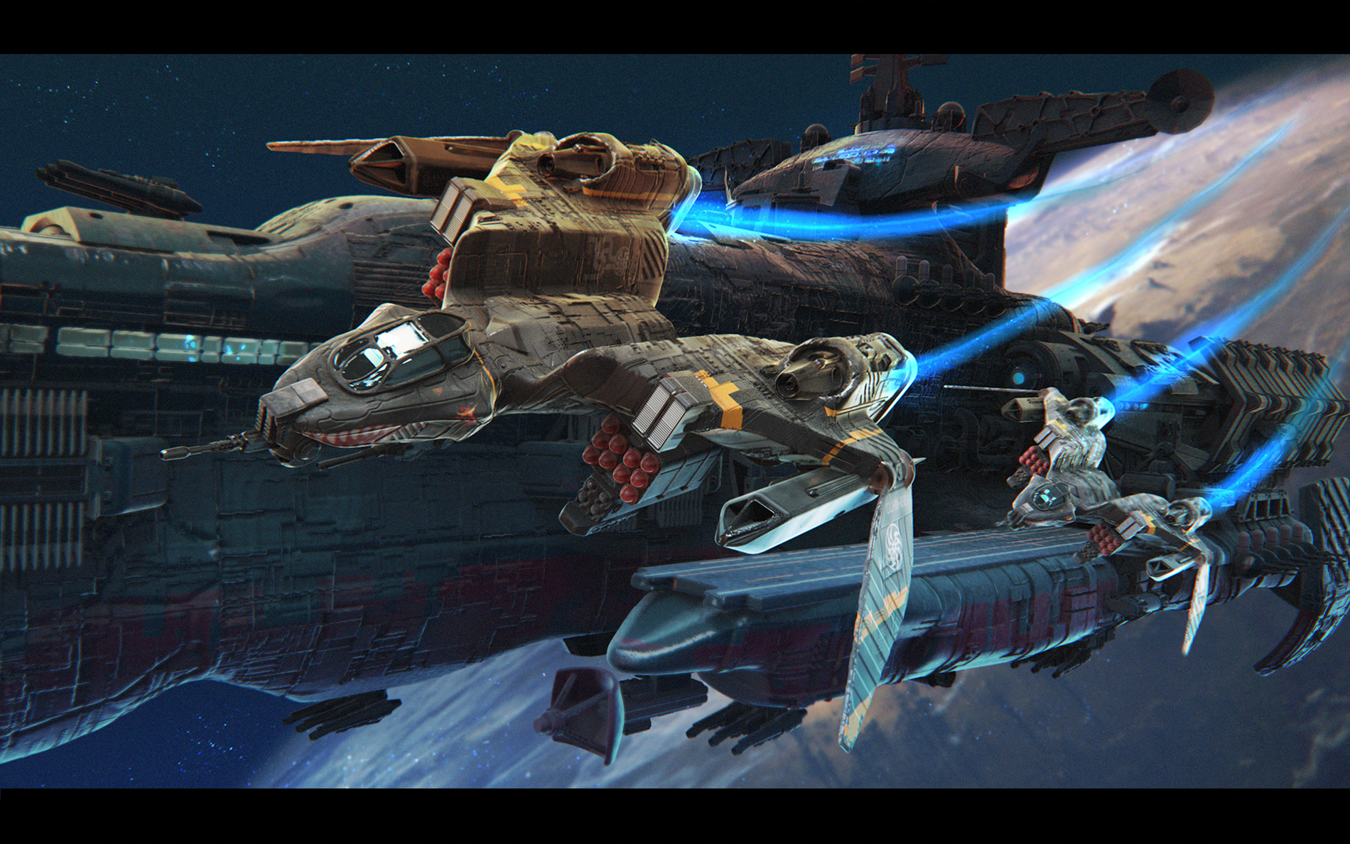 ArtStation - The fleet