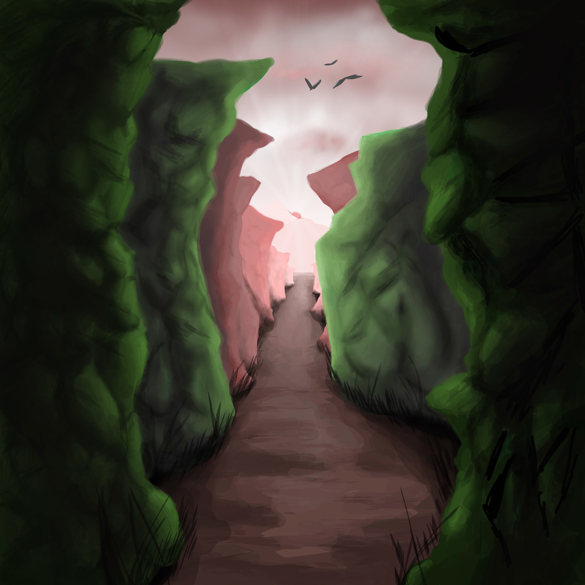 ArtStation - The rock walls