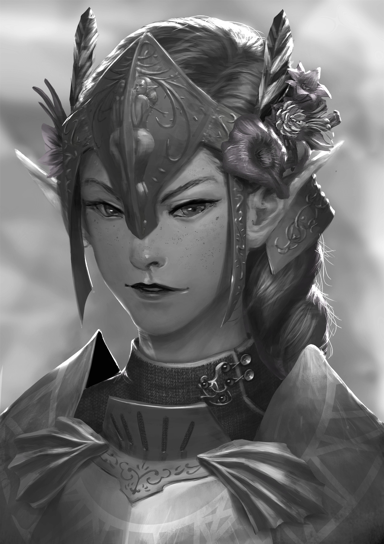 ArtStation - Elf study