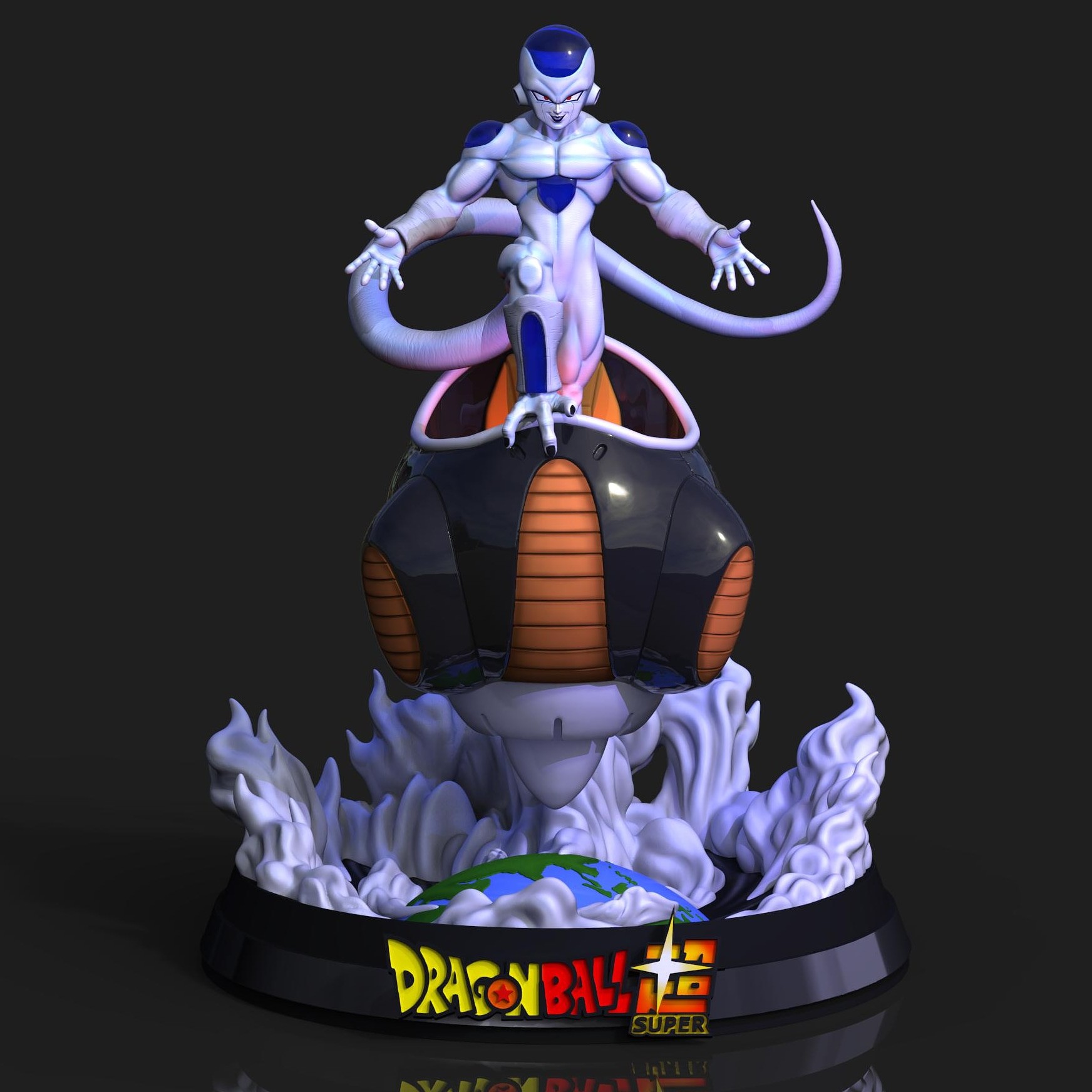 ArtStation - Frieza on Space Pod