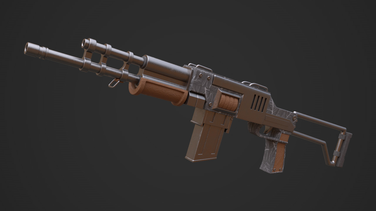 ArtStation - assault rifle