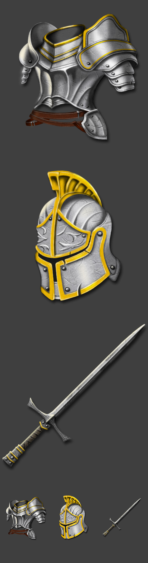 ArtStation - game icon drawing