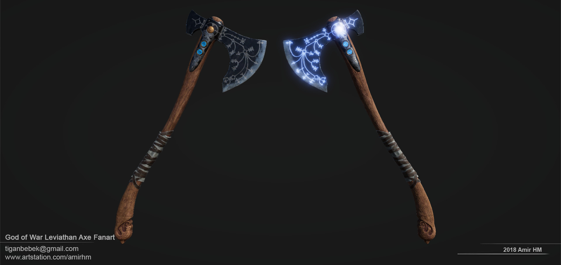 ArtStation - God of War Leviathan Axe fanart