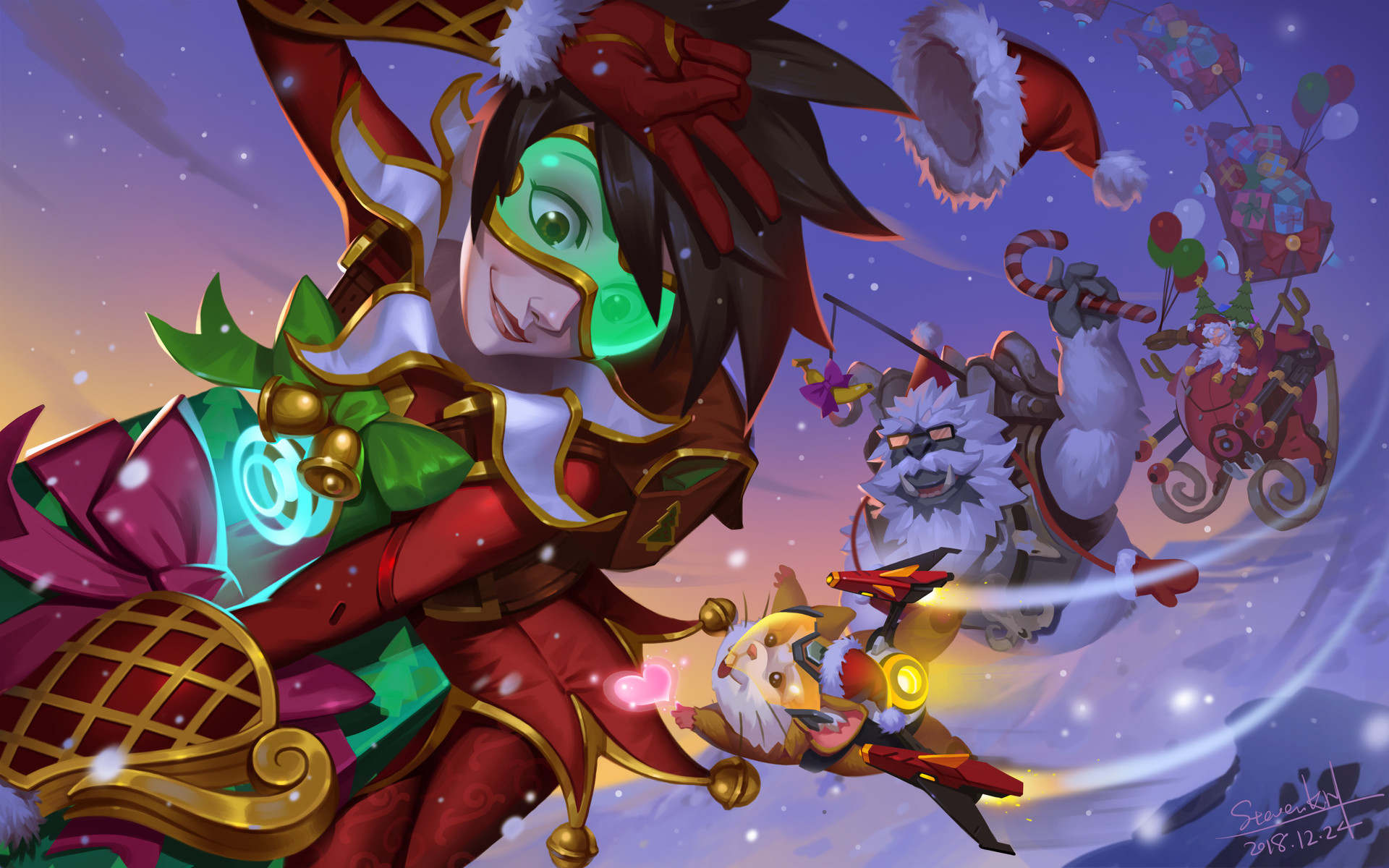 ArtStation - overwatch圣诞小分队