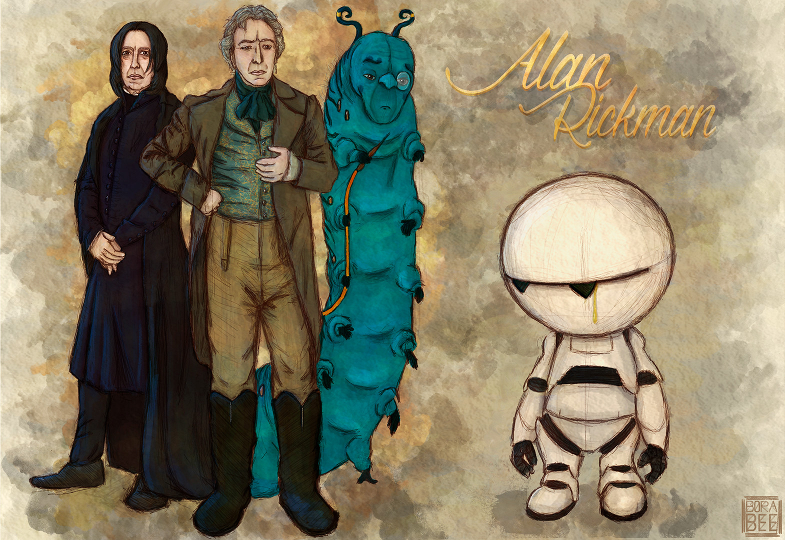 ArtStation - Alan Rickman