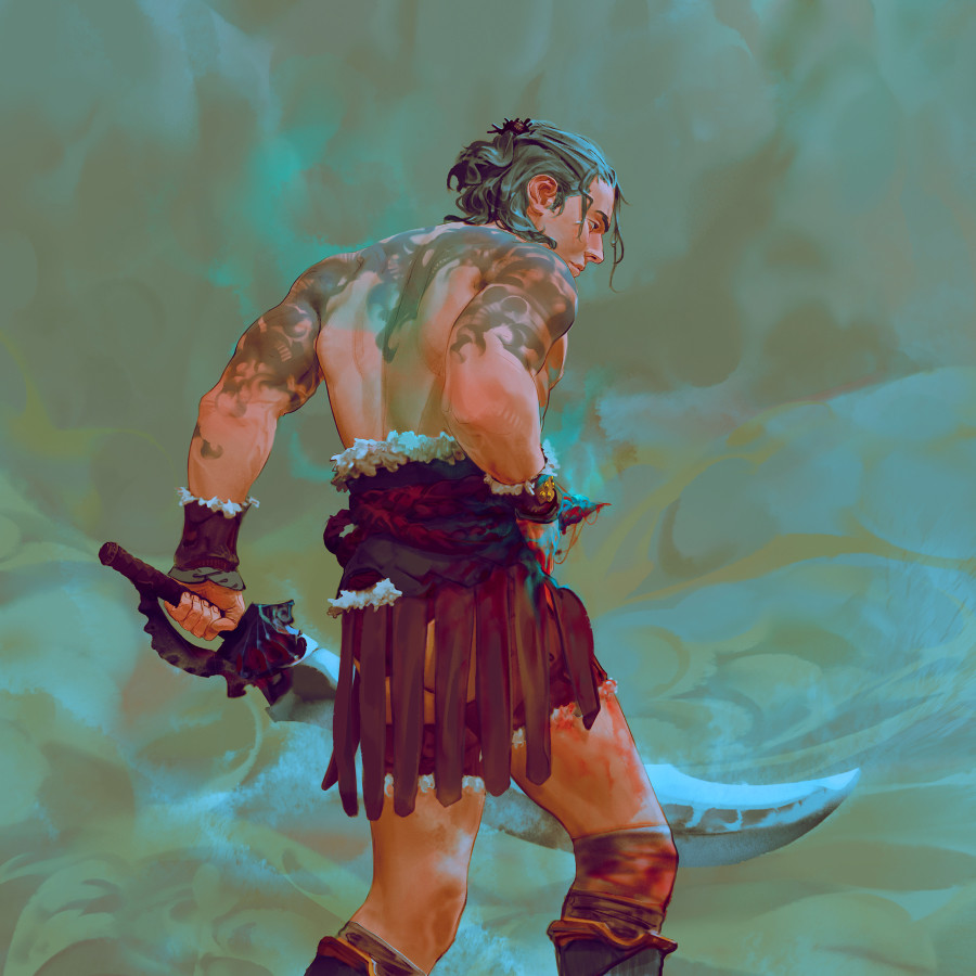 ArtStation - wounded fighter