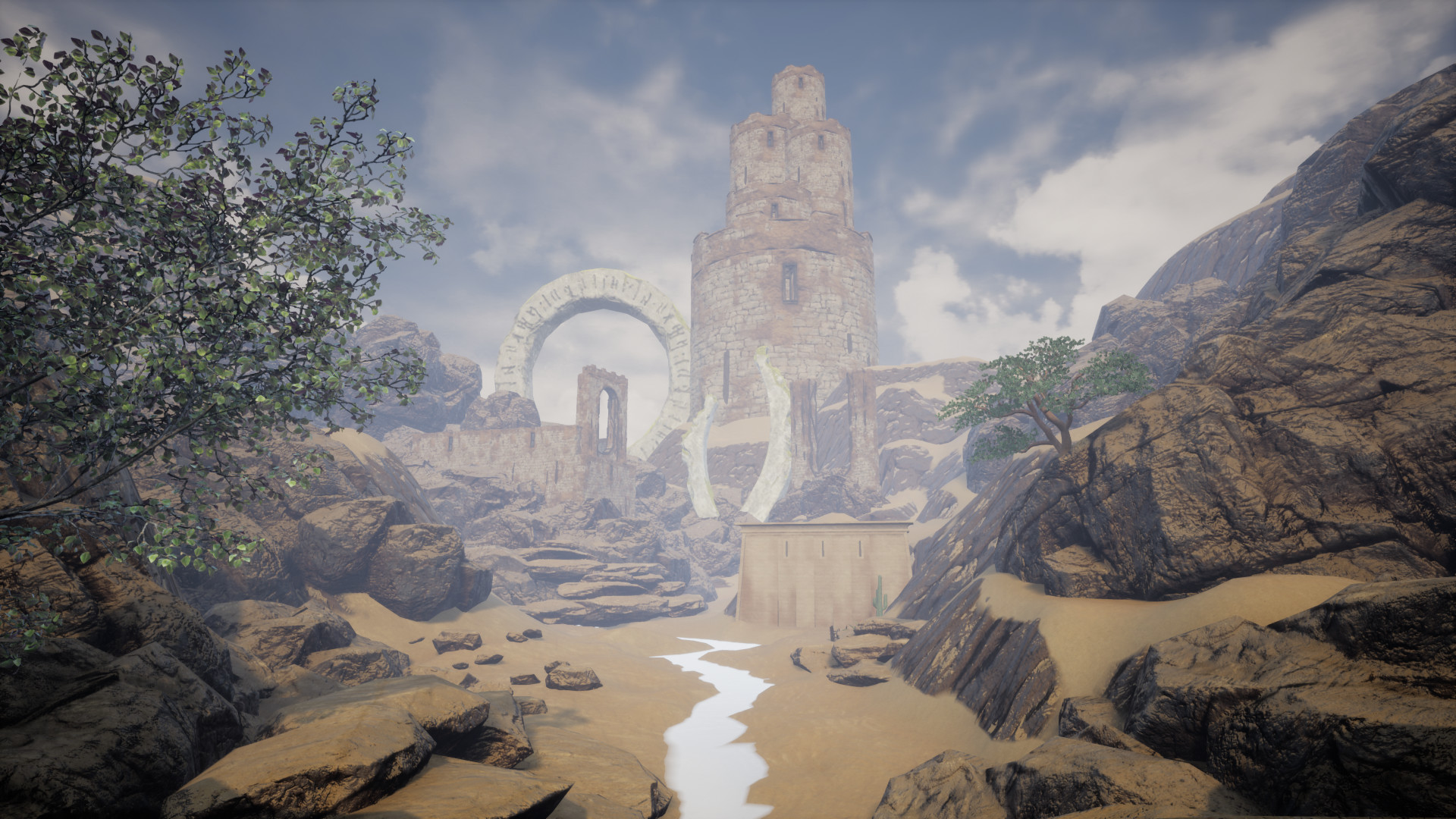 ArtStation - Ancient Desert - Level Design