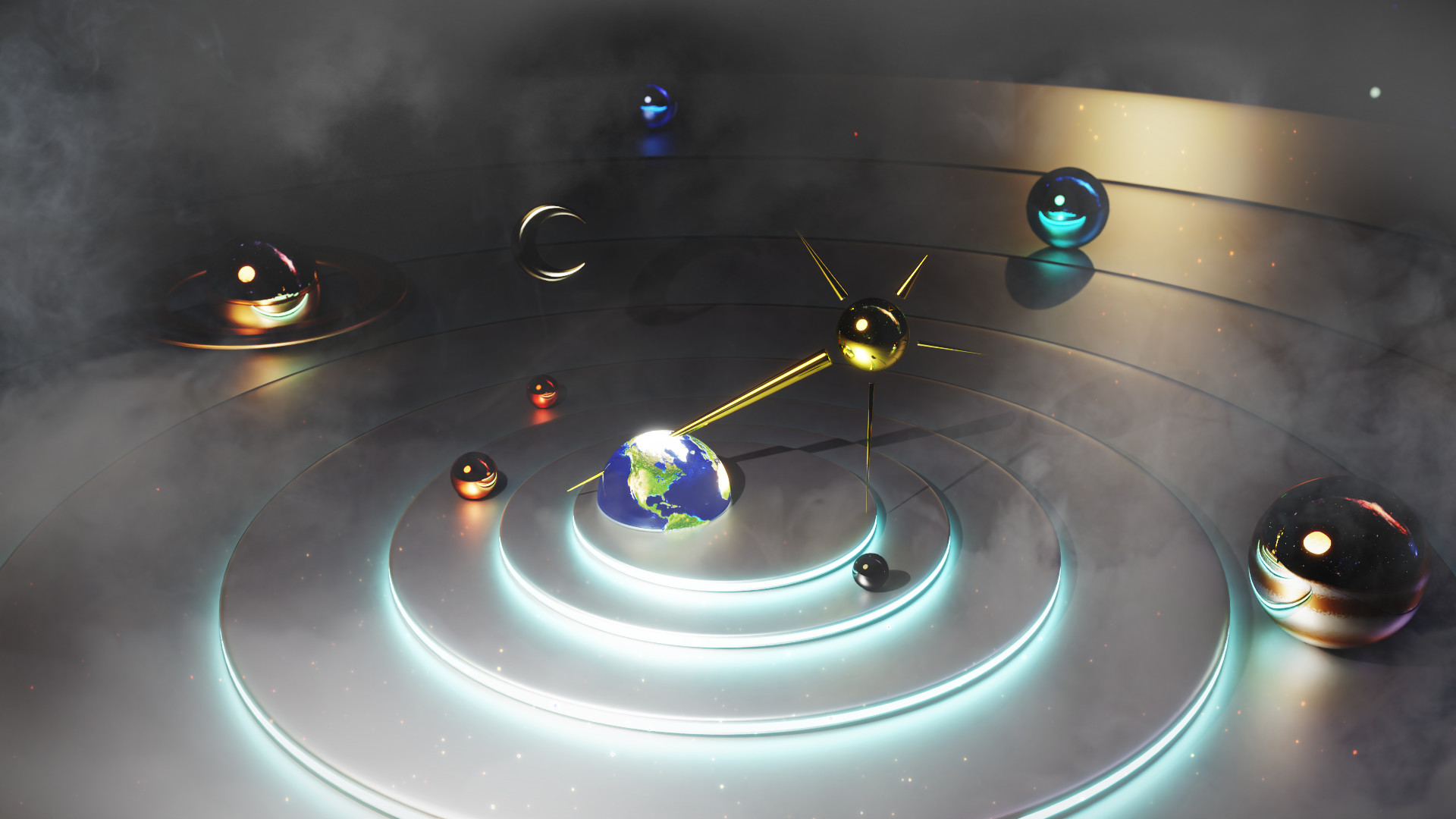 ArtStation - A Surreal Solar System