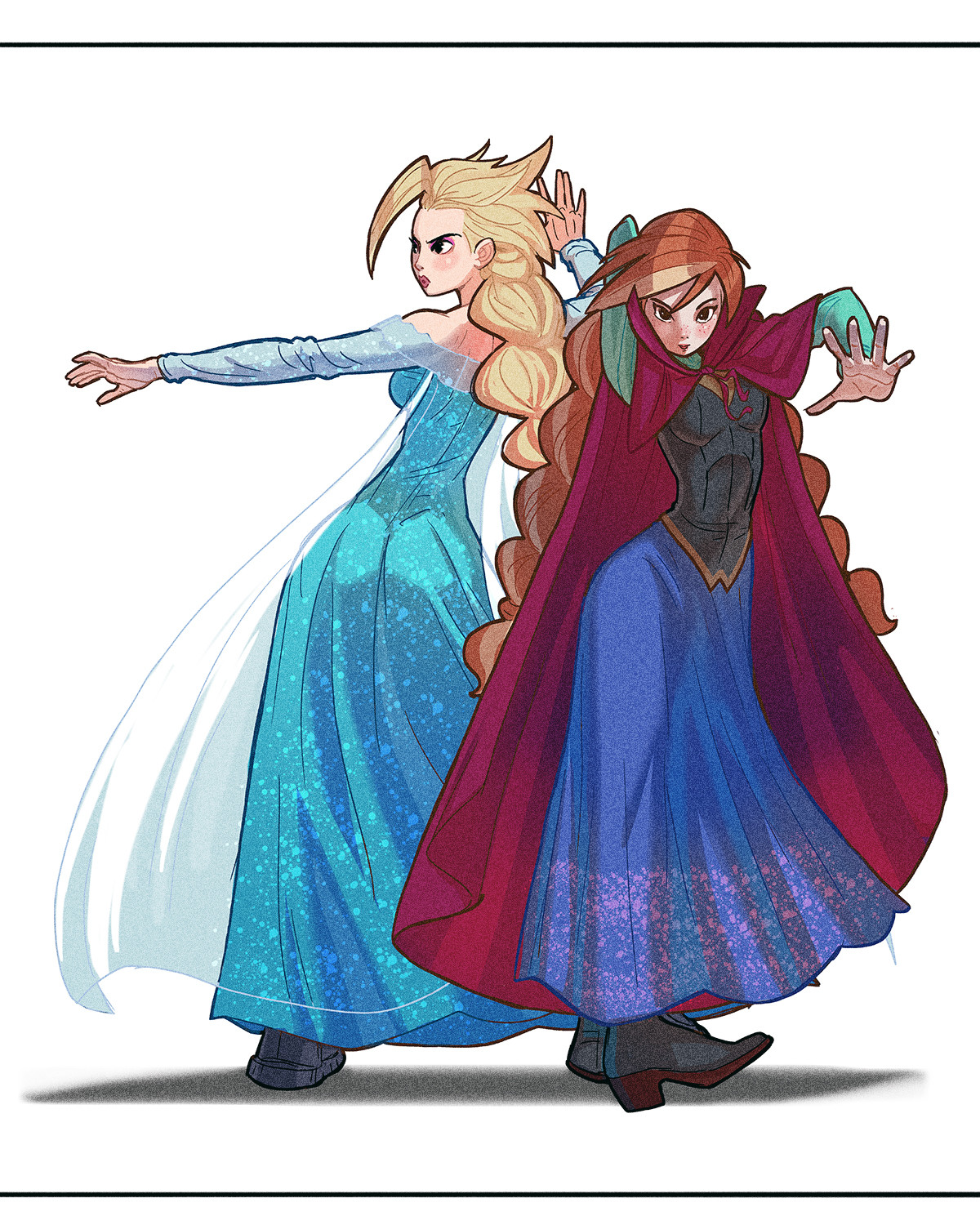 ArtStation - Elsa X Anna