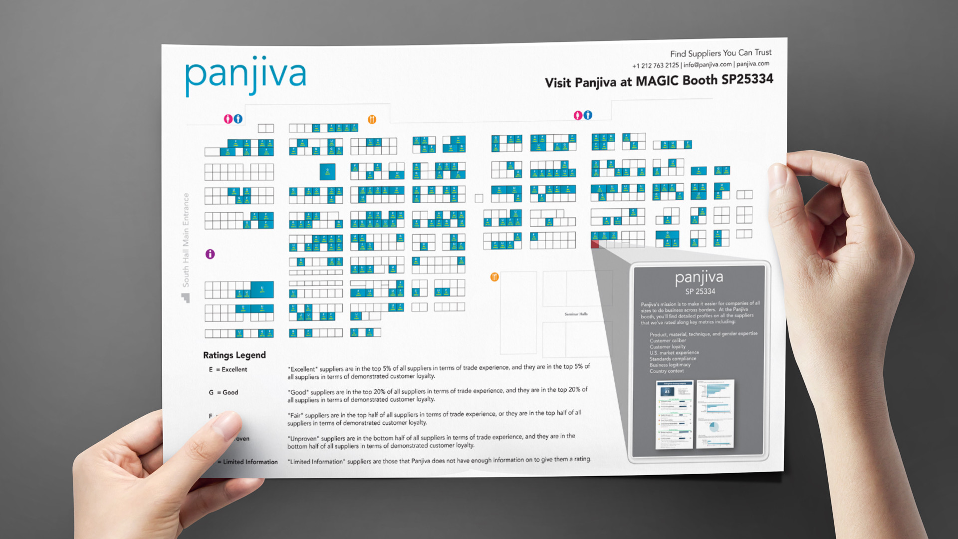 Kim Moro - Flyer ad created for Panjiva