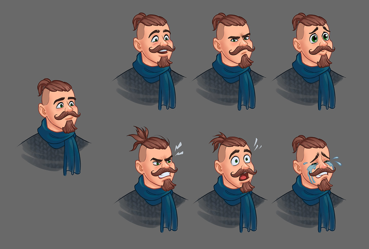 ArtStation - base emotions