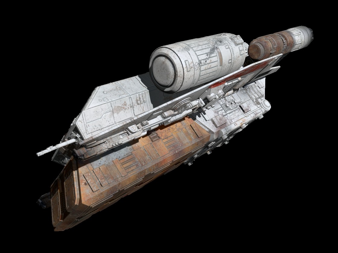 Brendan baeza - STAR WARS CARGO SHIP FINAL COLOR SCHEME