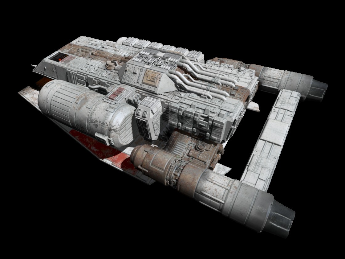 Brendan baeza - STAR WARS CARGO SHIP FINAL COLOR SCHEME