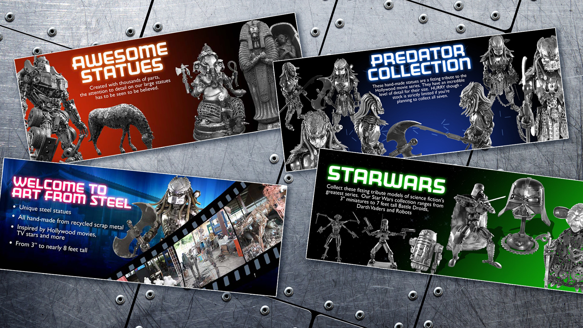 ArtStation - Art from Steel banner ads