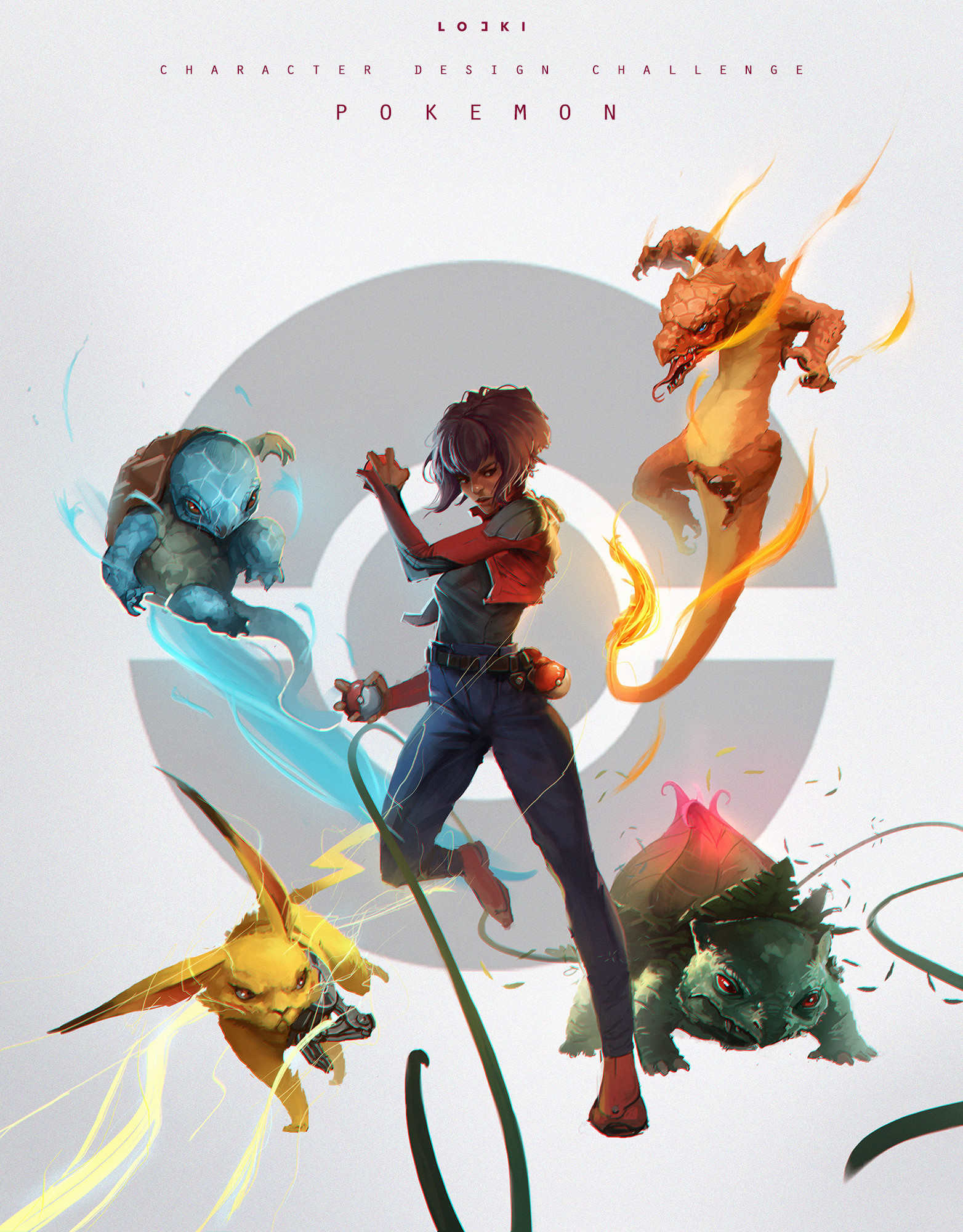 ArtStation - Character Design Challenge - Pokemon