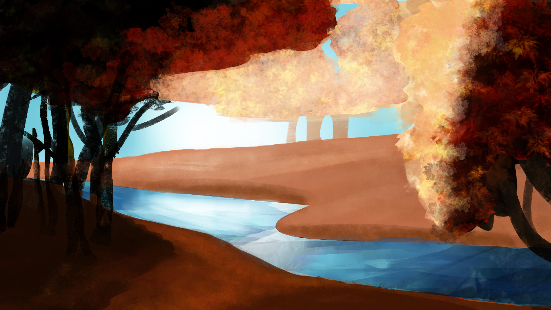 ArtStation - Colorful Landscapes