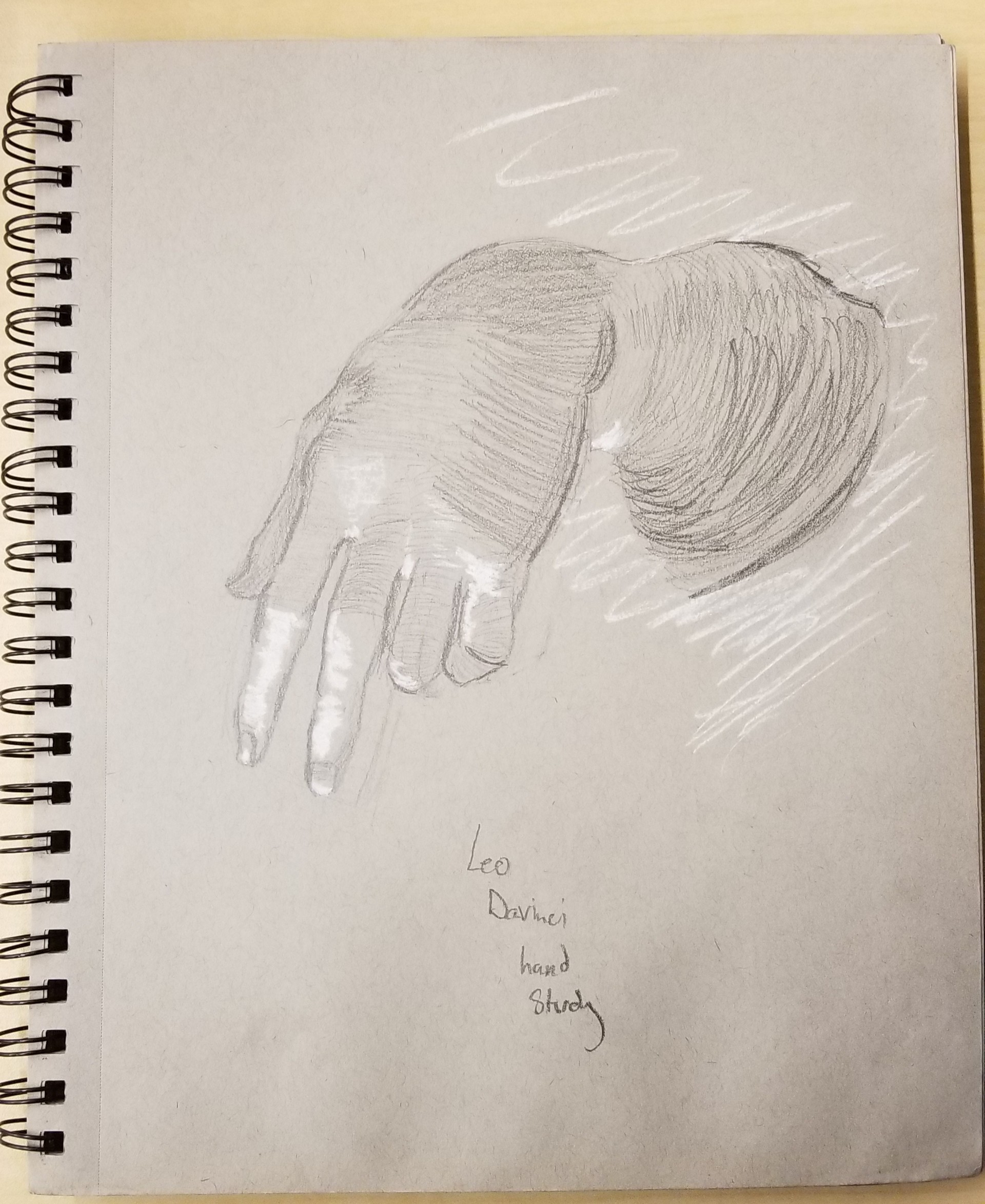 ArtStation - Leo da Vinci hand study