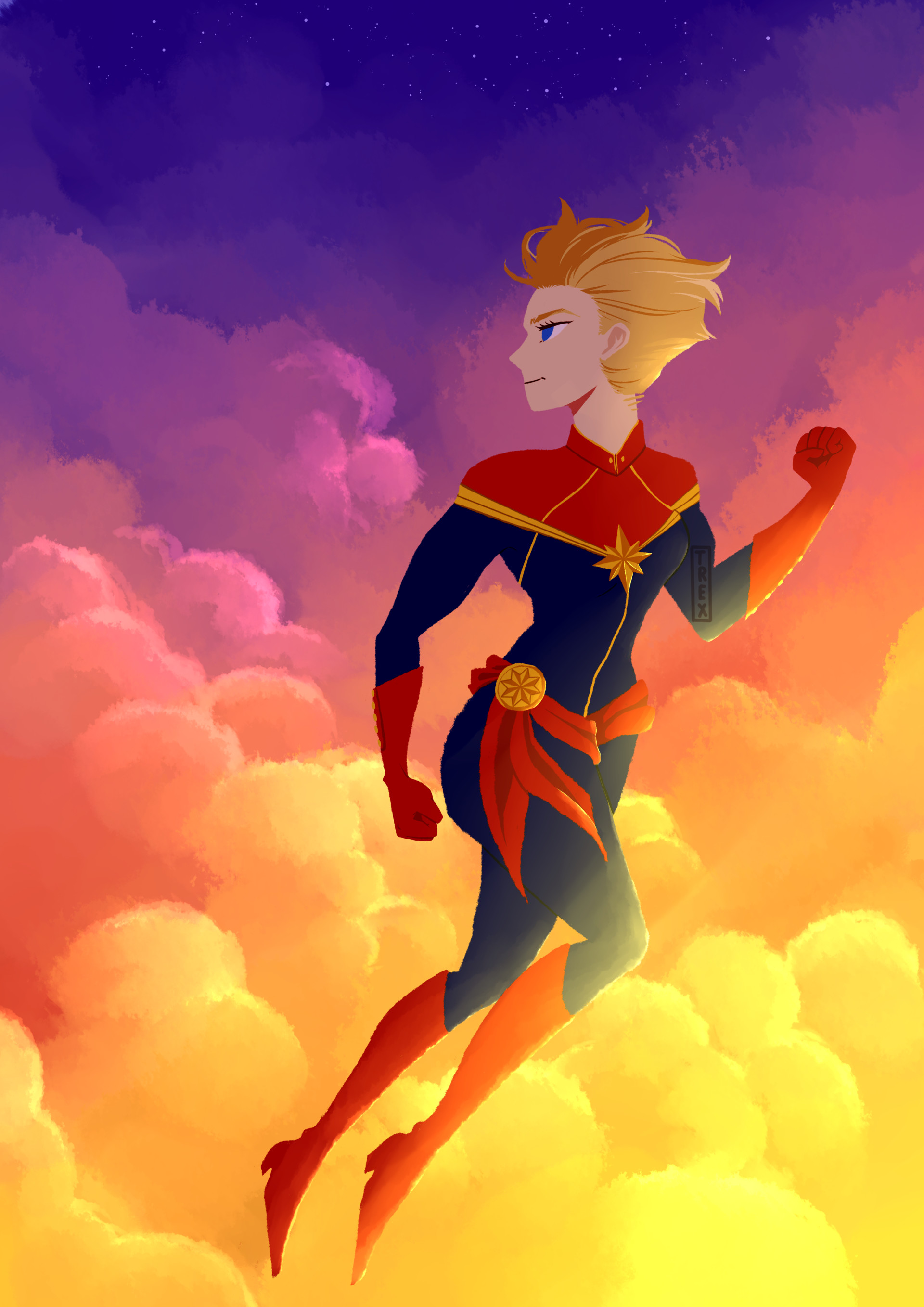 ArtStation - Captain Marvel Fan Art