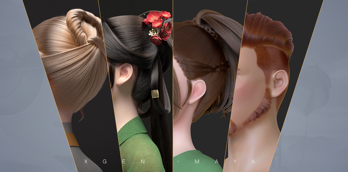 ArtStation - Xgen hair tutorial