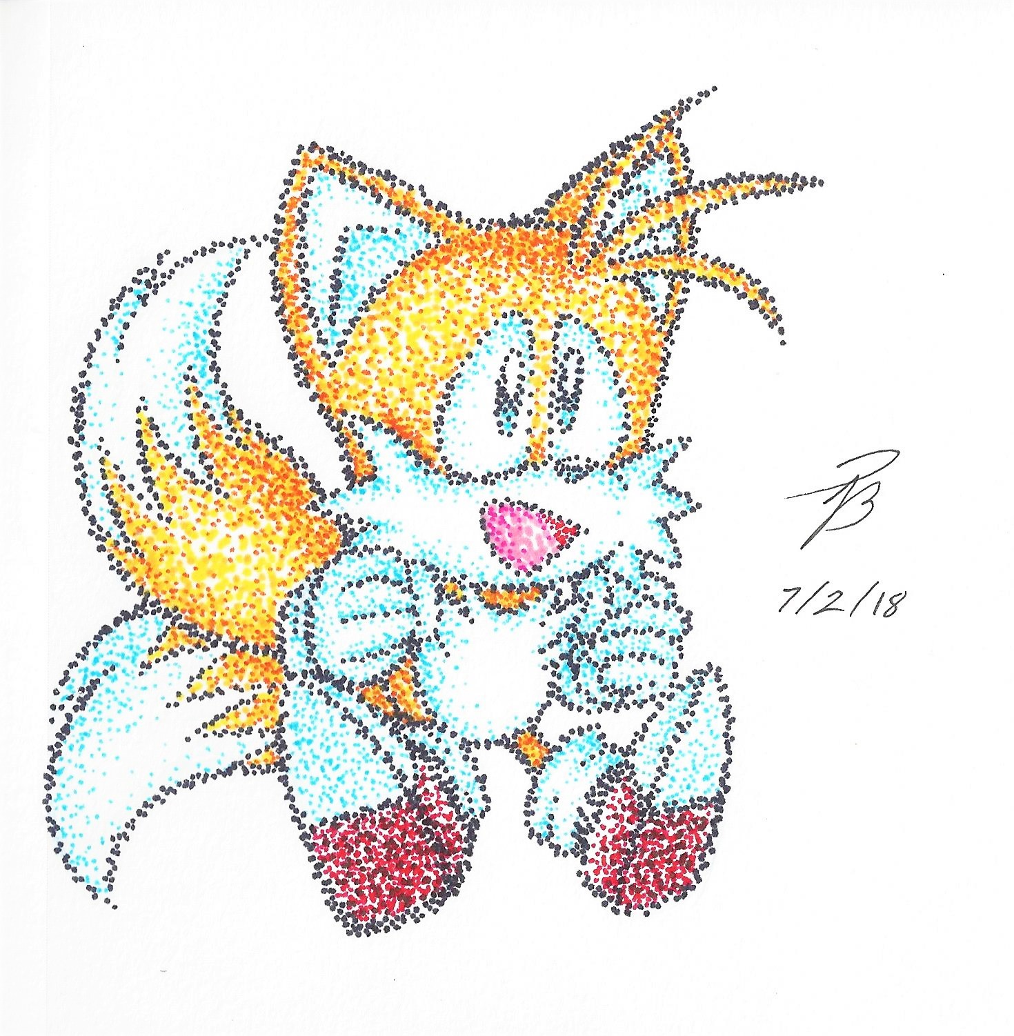 how to draw sonic mania characters