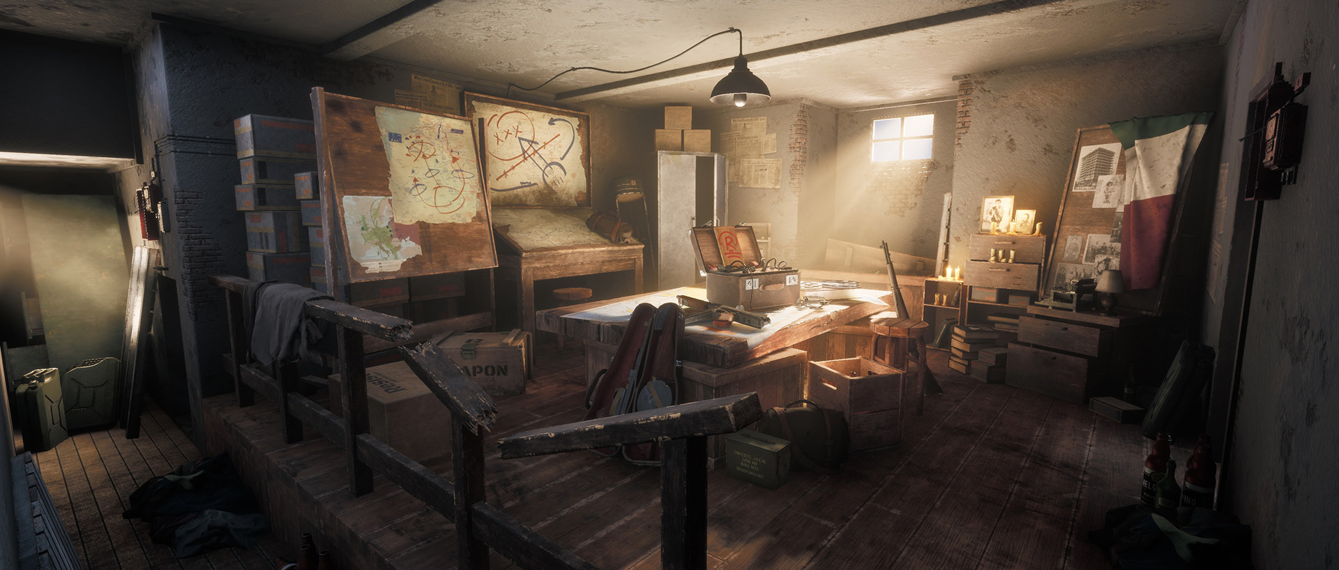 ArtStation - Resist - Secret Planning Room