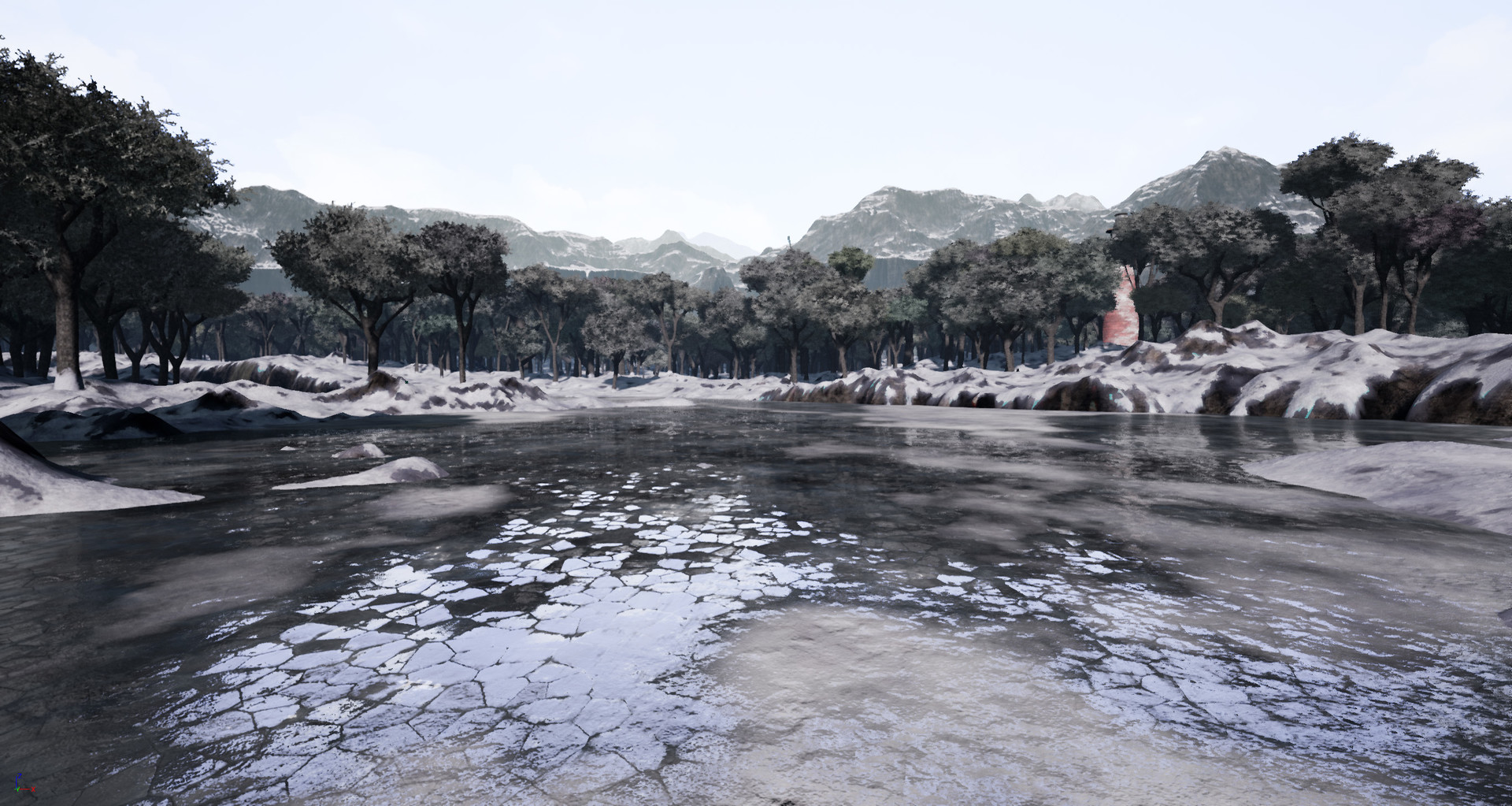 ArtStation - Snow Environment UE4