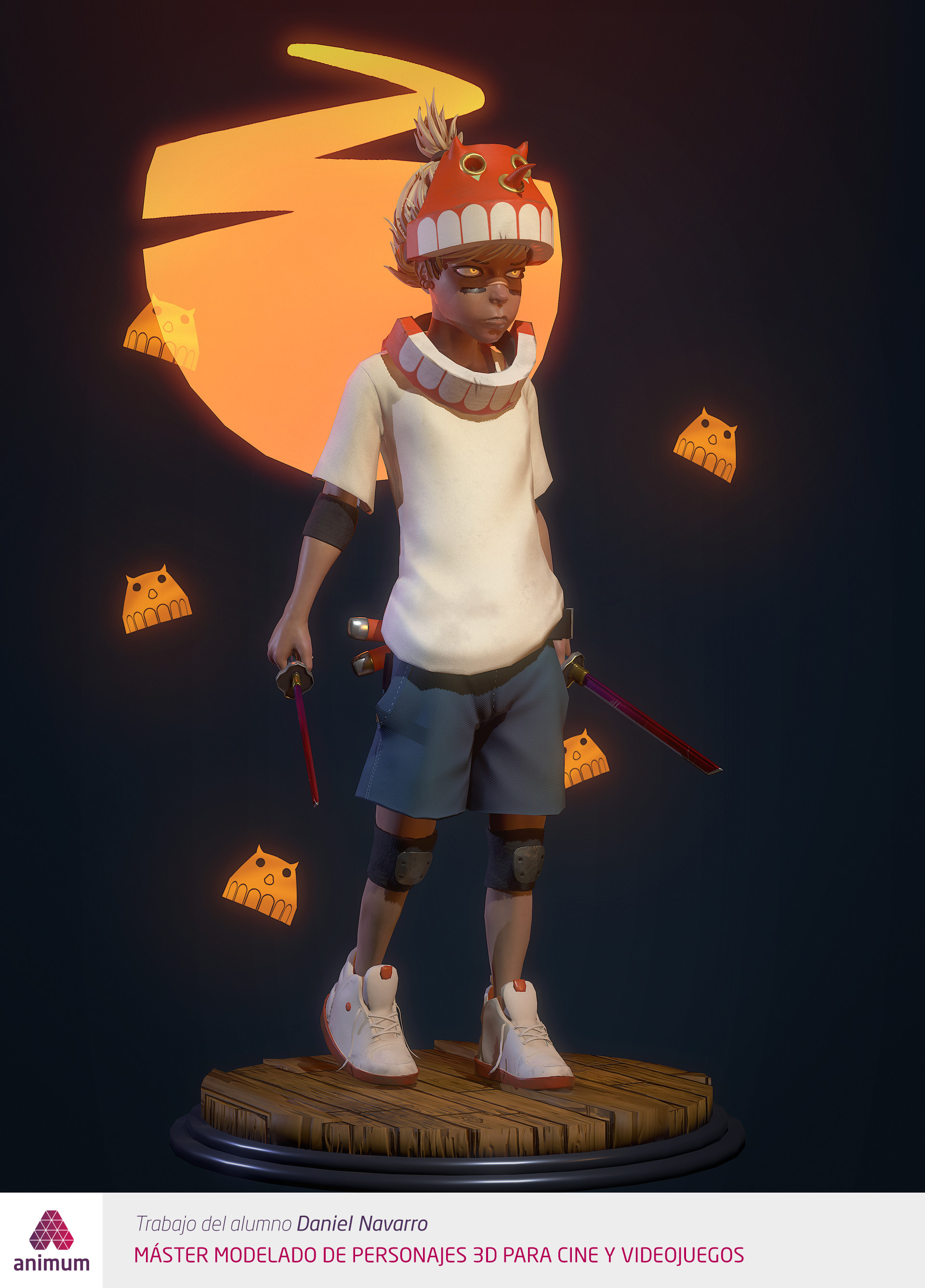 Animum Creativity Advanced School - Hero | Modelado de Personaje Cartoon