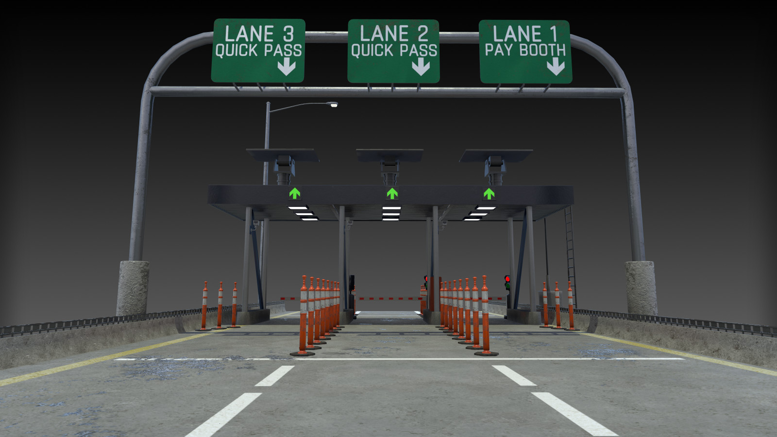 ArtStation - Solar Toll Booth Set