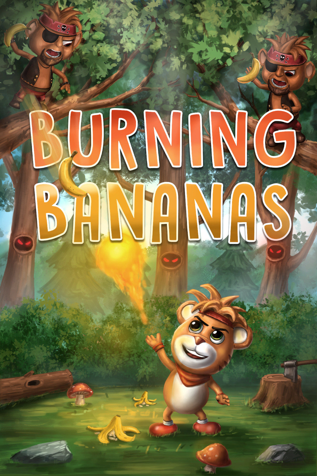 ArtStation - Burning bananas - cover