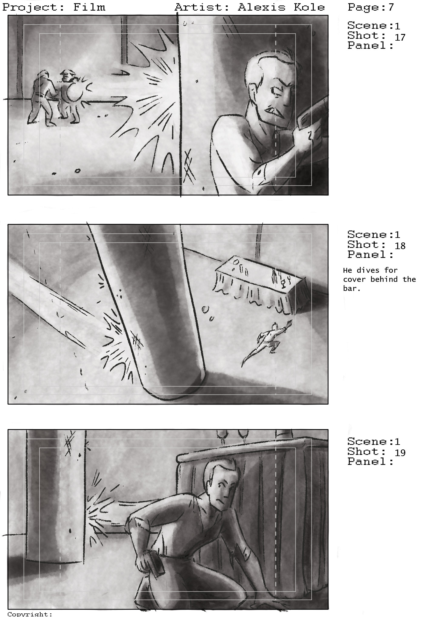 Alexis Kole - 5th Element Storyboards