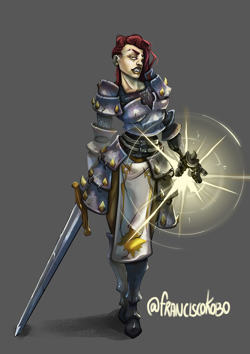 ArtStation - Paladin of the light