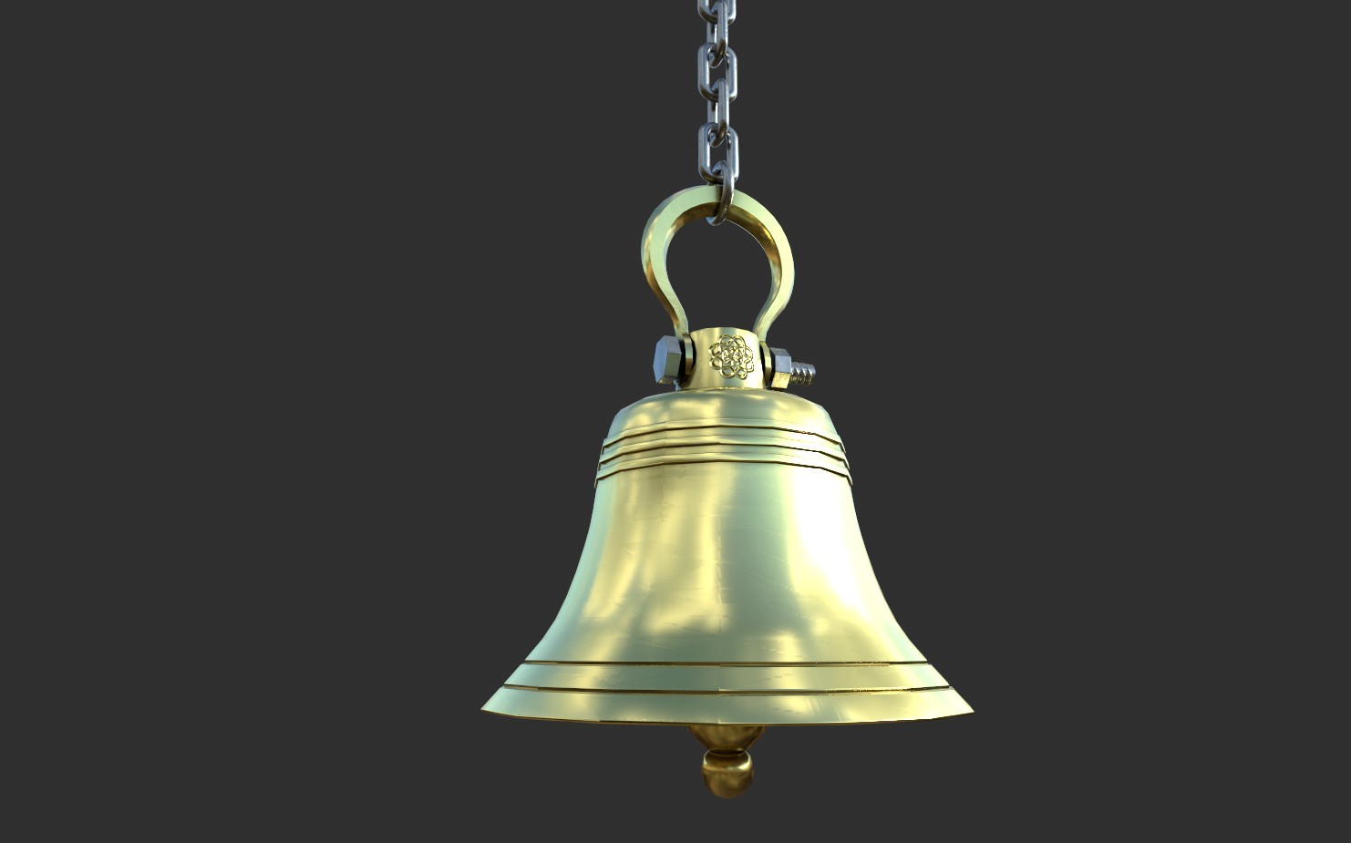 ArtStation - Low-Poly Temple Bell