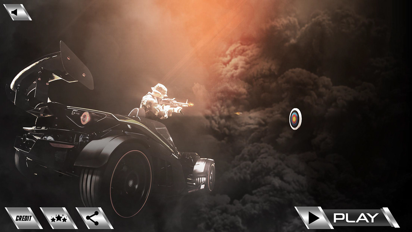 ArtStation - Shooting Game Ui