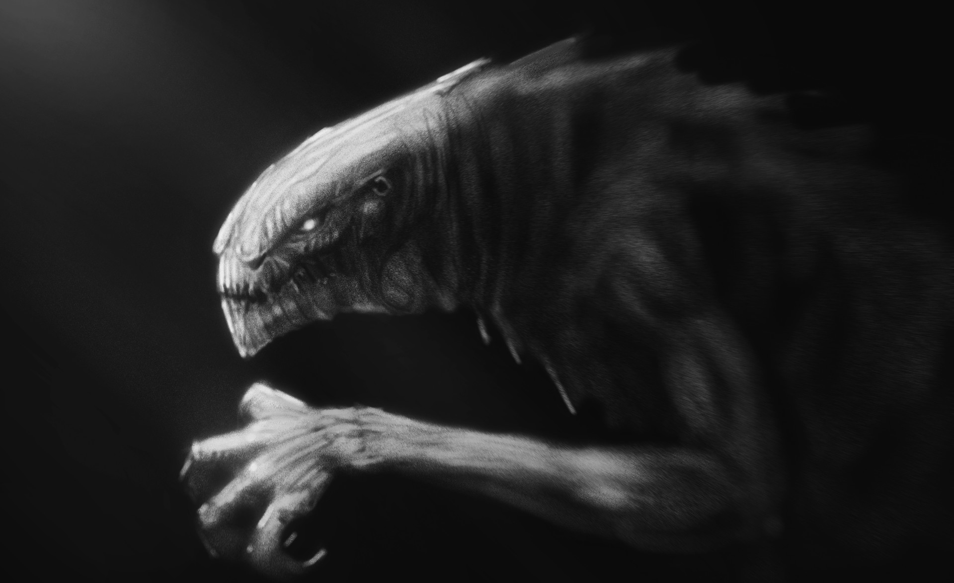 ArtStation - Monster sketch