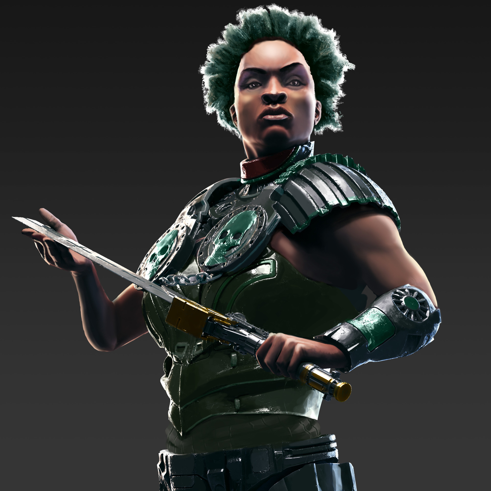 ArtStation - Raider Lieutenant