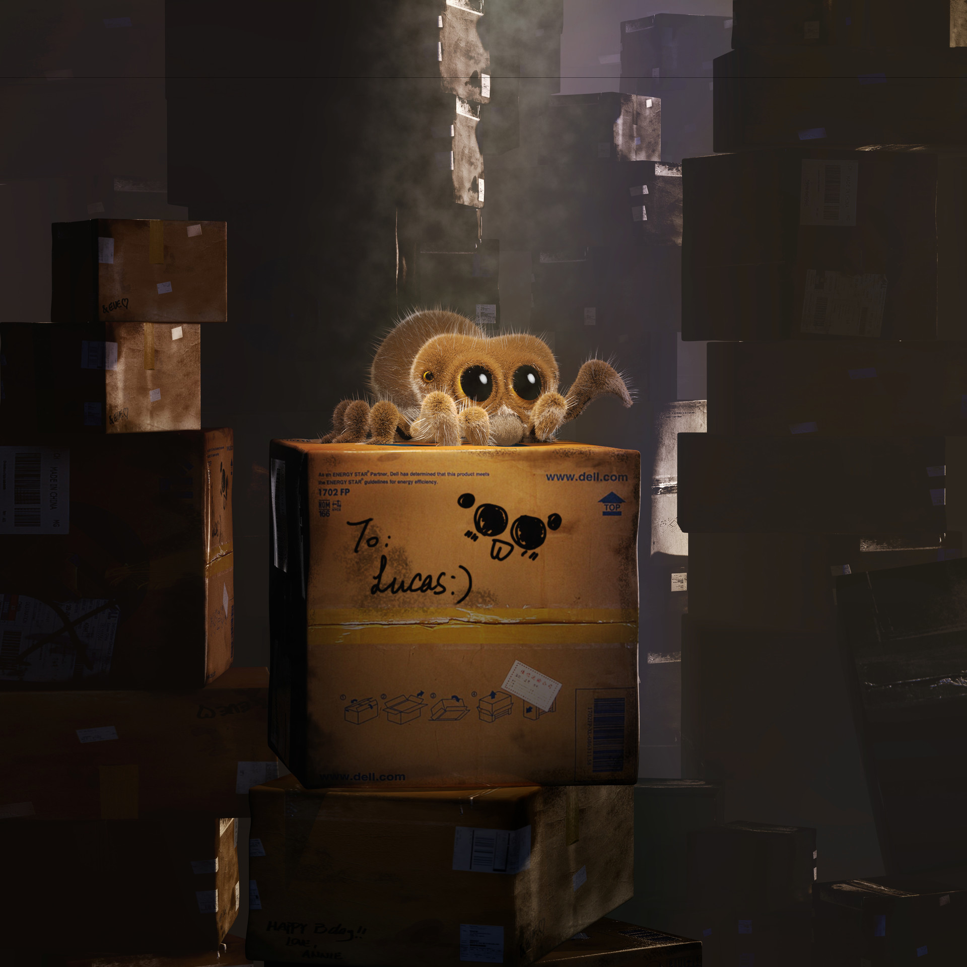 ArtStation - Recreation of Lucas the Spider