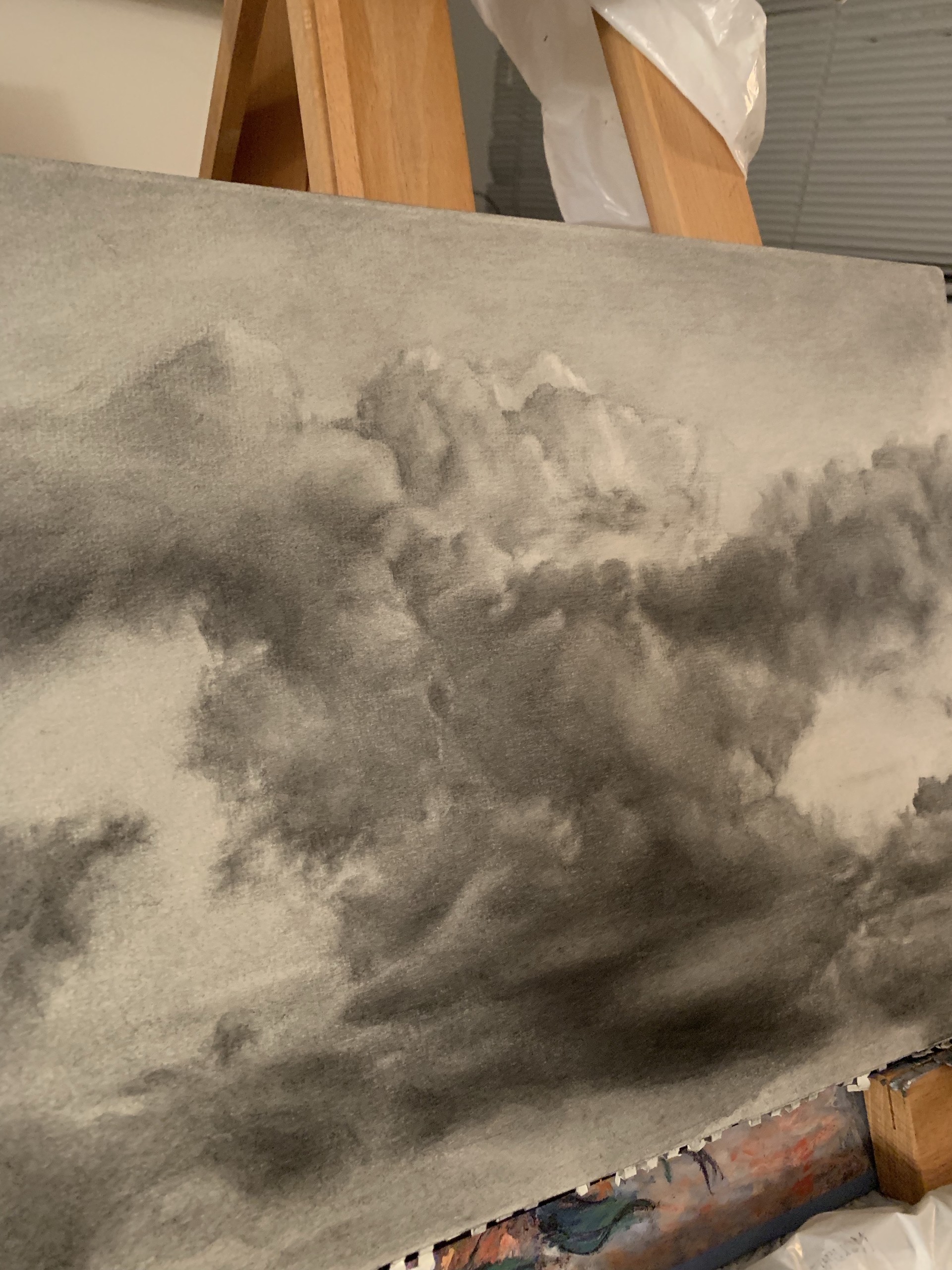 Jared Simeth - Charcoal Drawings