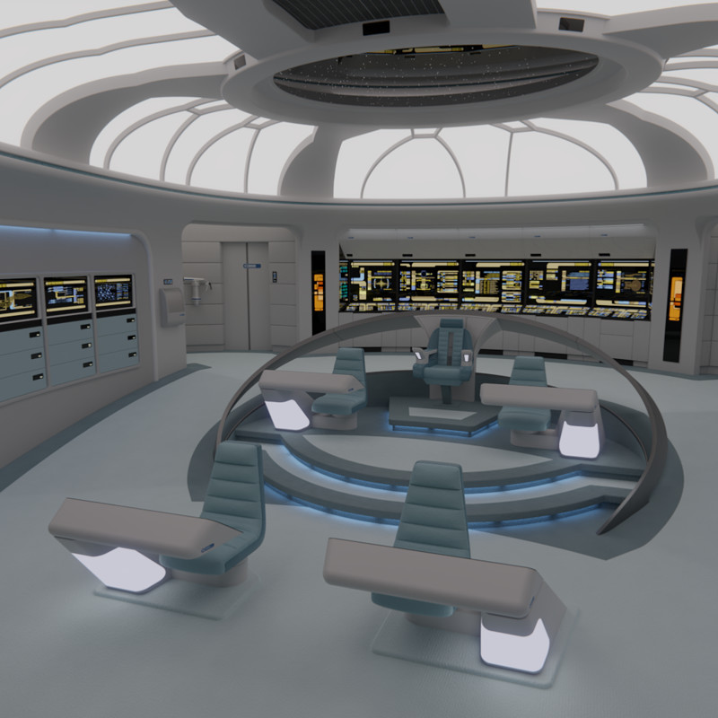 Tadeo D'Oria - Online Portfolio - USS Galaxy Battle Bridge - 2365