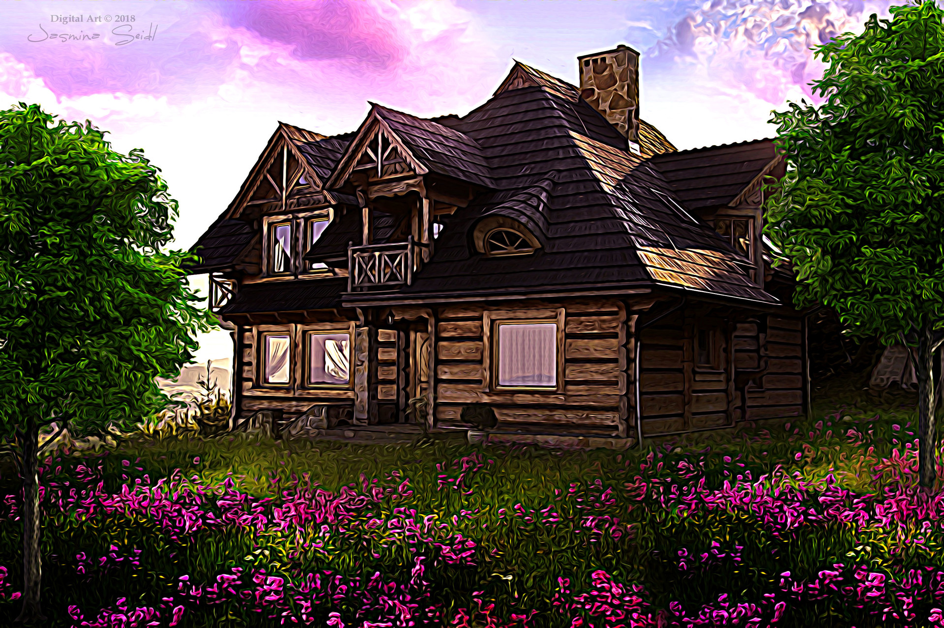 ArtStation - Sweet Cottage - Wallpaper