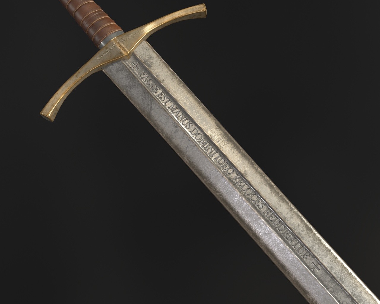 ArtStation - Medieval Crusader Stylized Sword