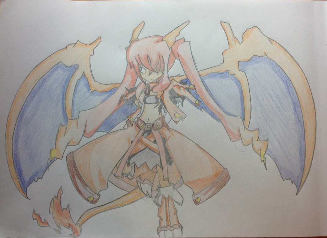 Female Human Charizard