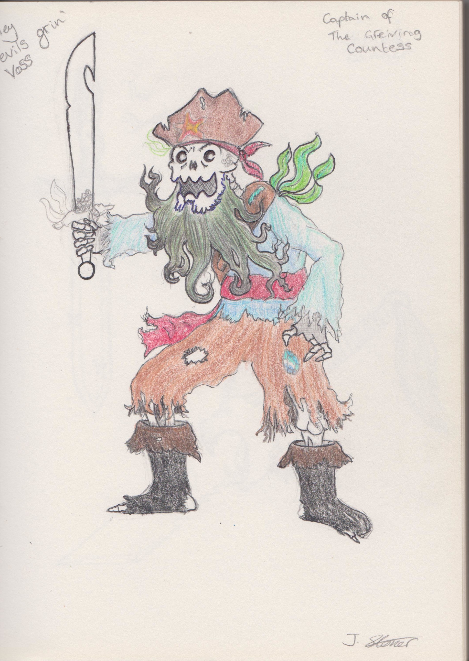 ArtStation - Undead Pirate Captain