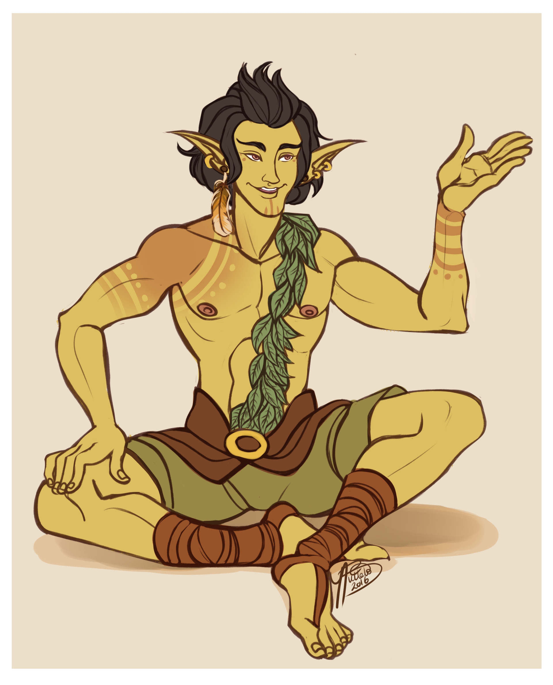 how to draw puck from midsummer nights dream