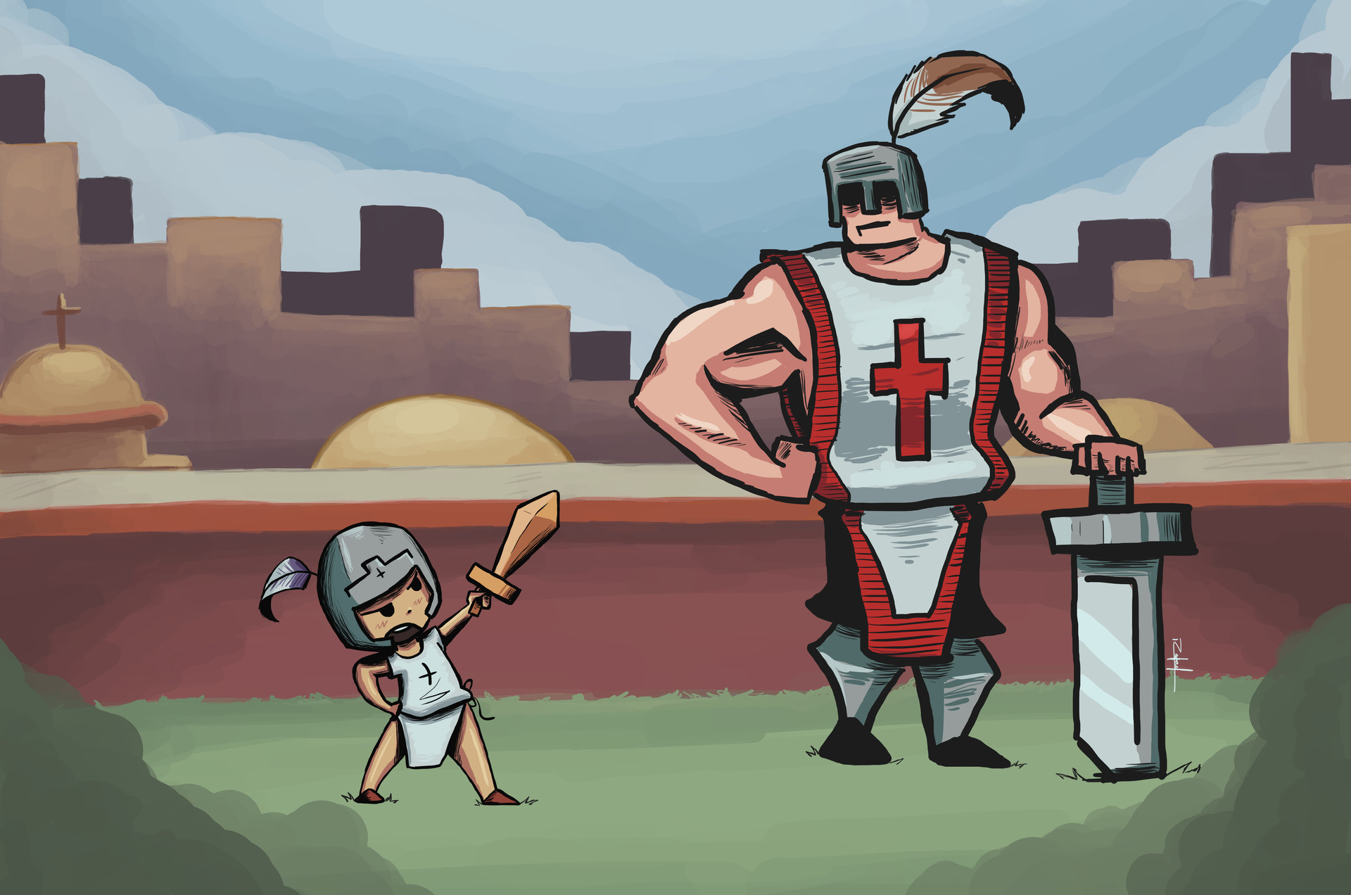 ArtStation - templar Knight