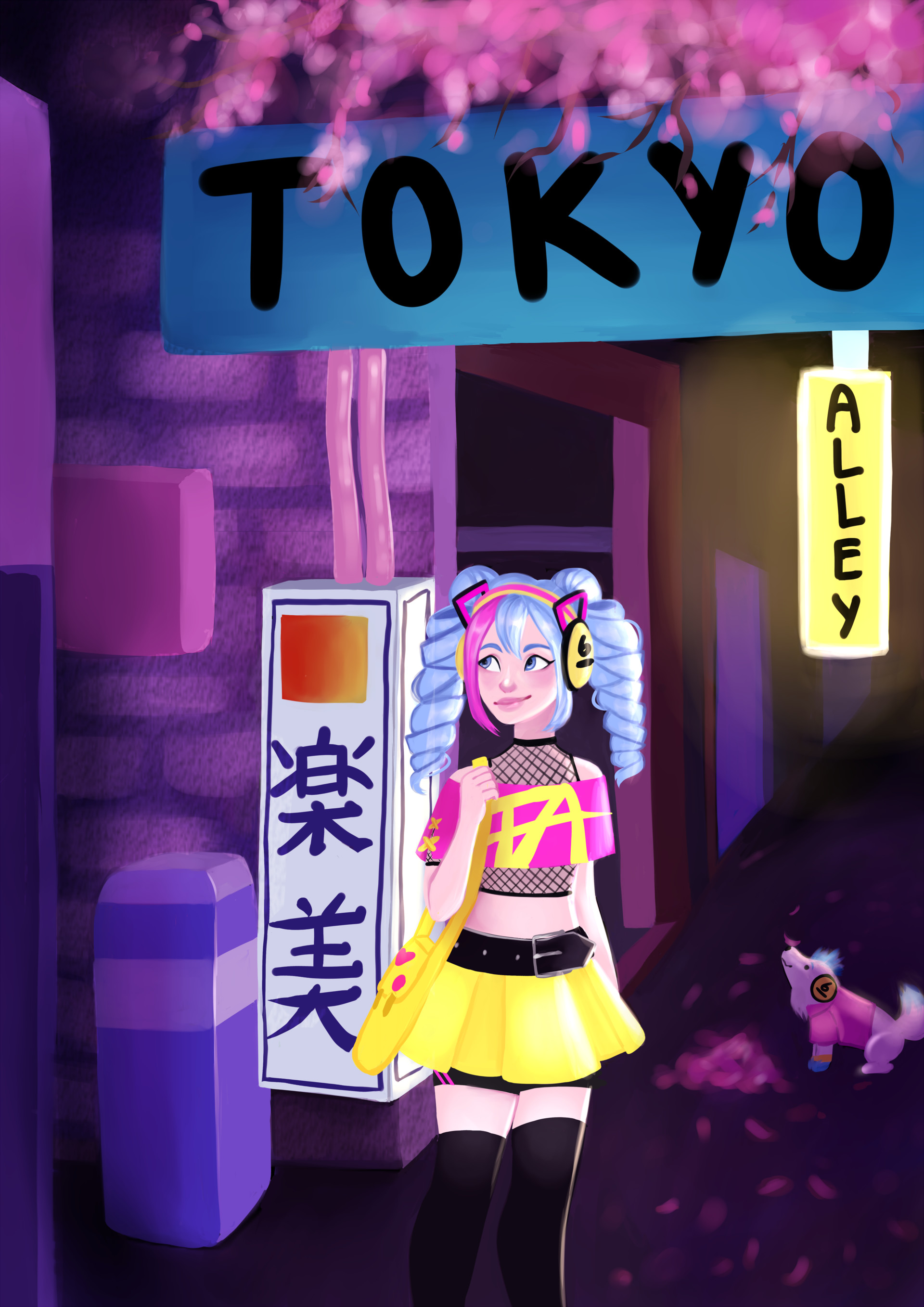 ArtStation - Tokyo Artist Alley Poster