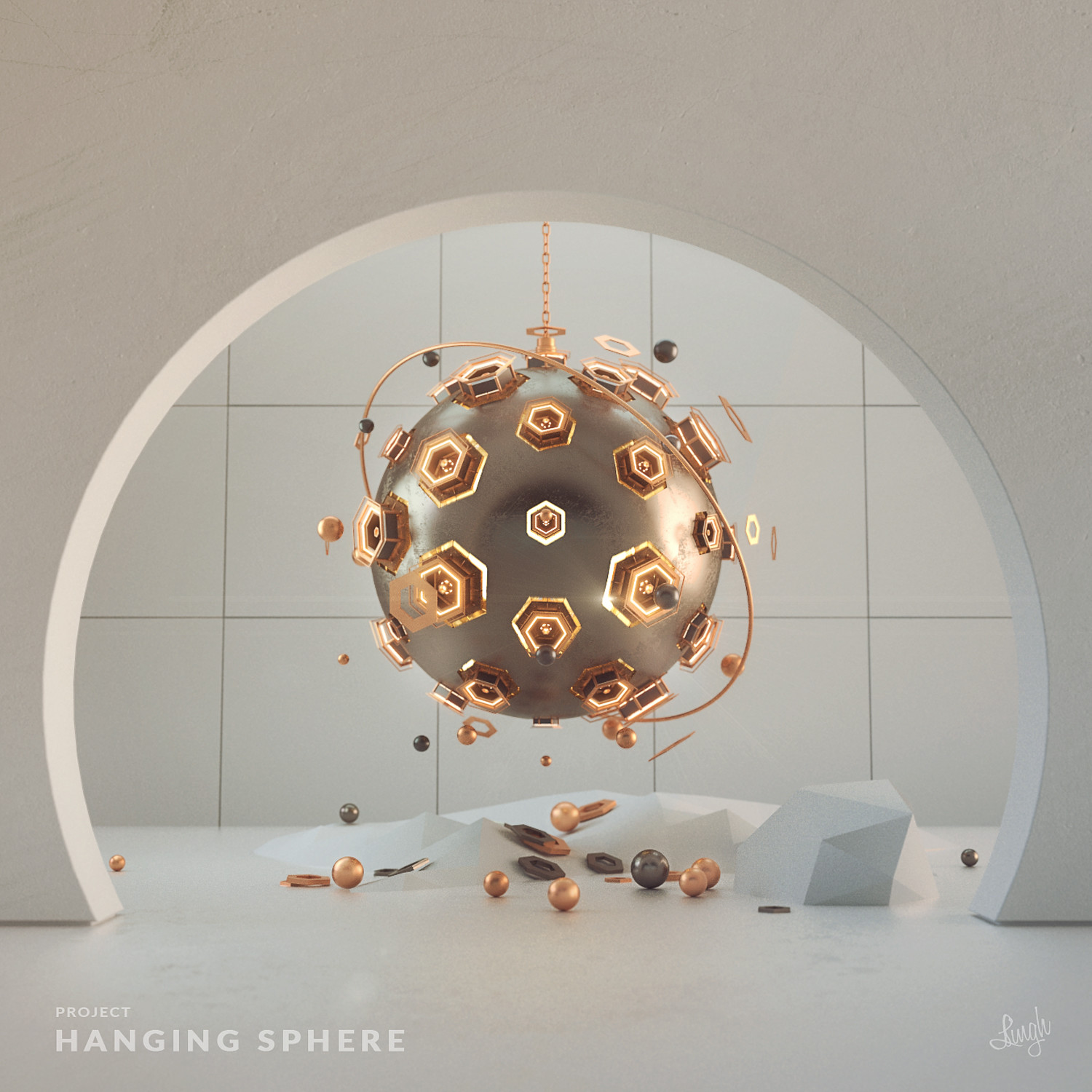 ArtStation - Hanging Sphere
