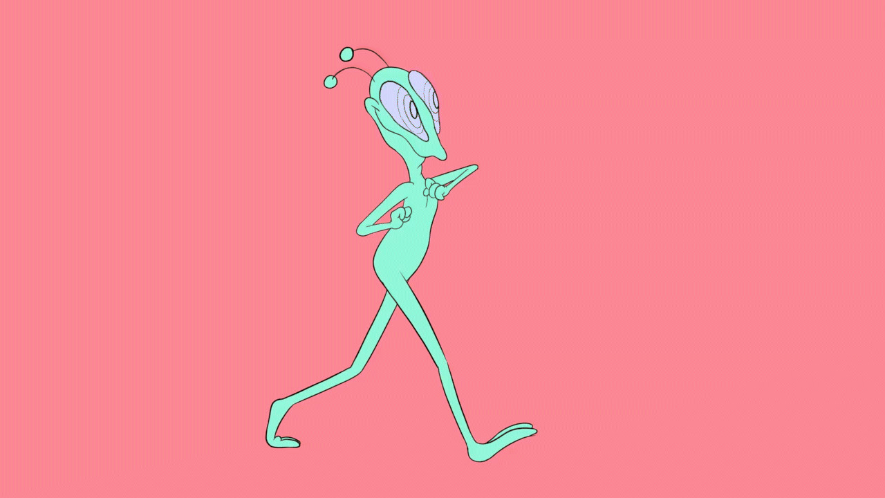 ArtStation - Alien Strollin'