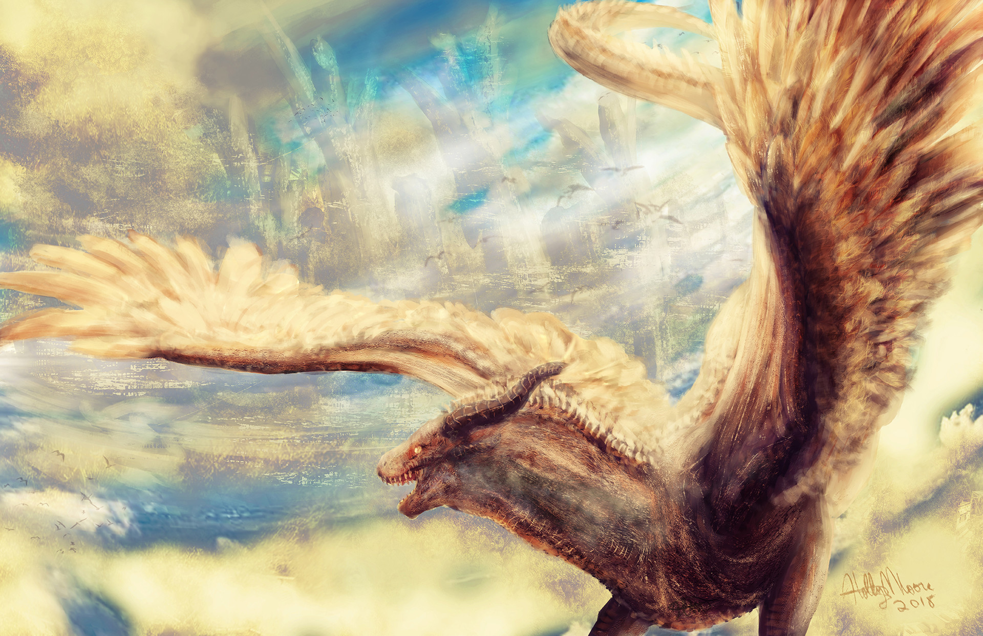 ArtStation - The Flight of Draxiis